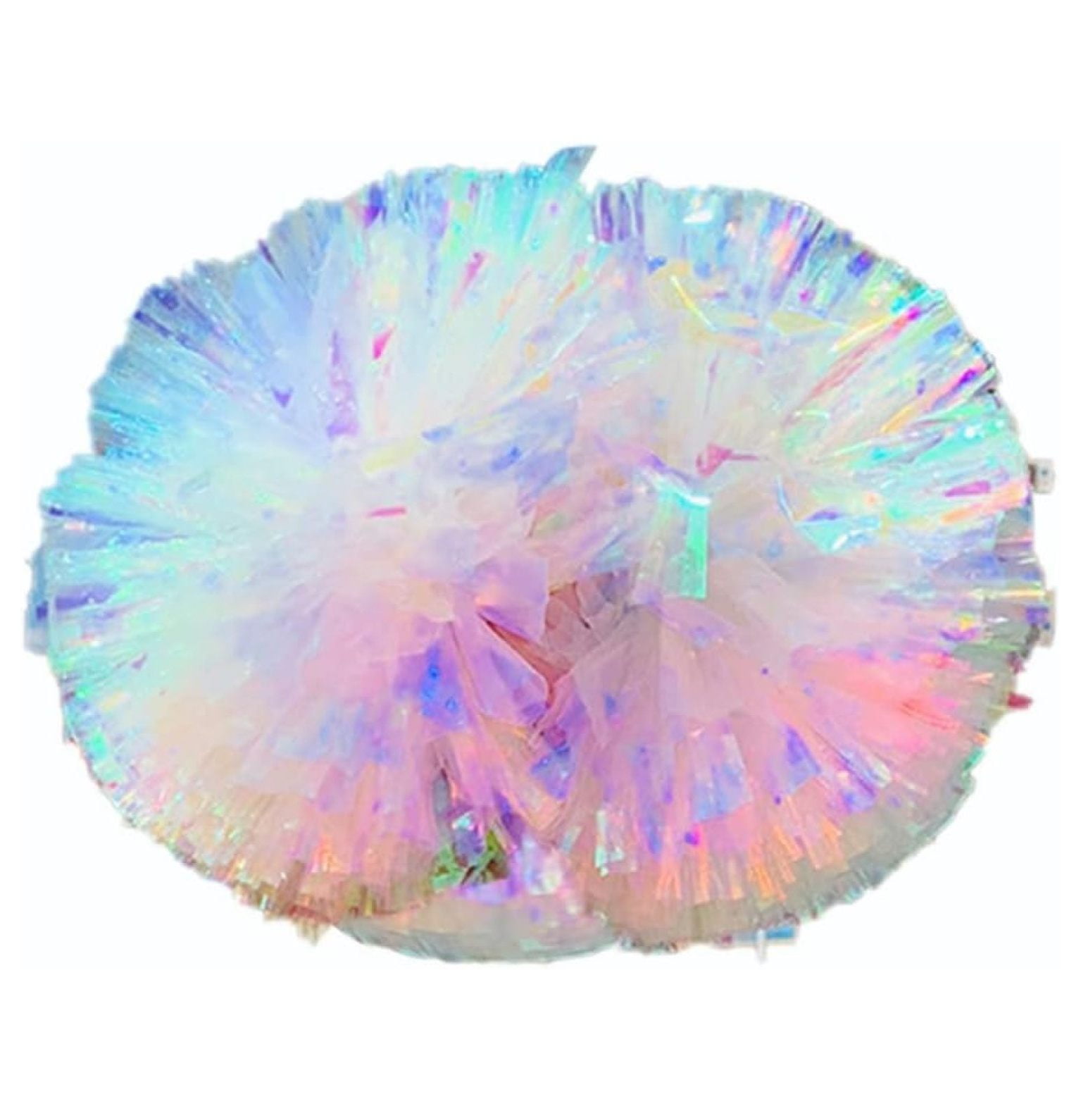 2 Pack Cheerleading Pom Poms for Kids Girls, Metallic Cheerleader Pom ...