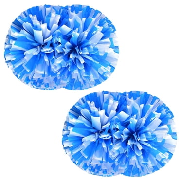 Chassé Metallic Cheerleading Poms - Shiny Metallic Cheer Pom with Baton ...