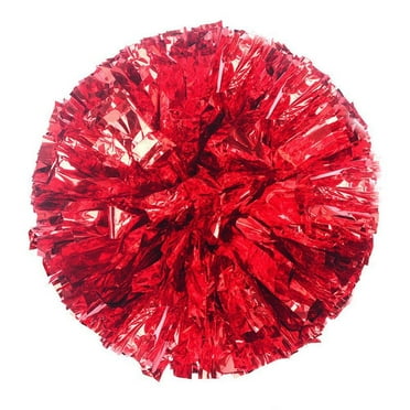 Chassé Metallic Cheerleading Pom Pom - 2-Color Shiny Cheer Pom with ...