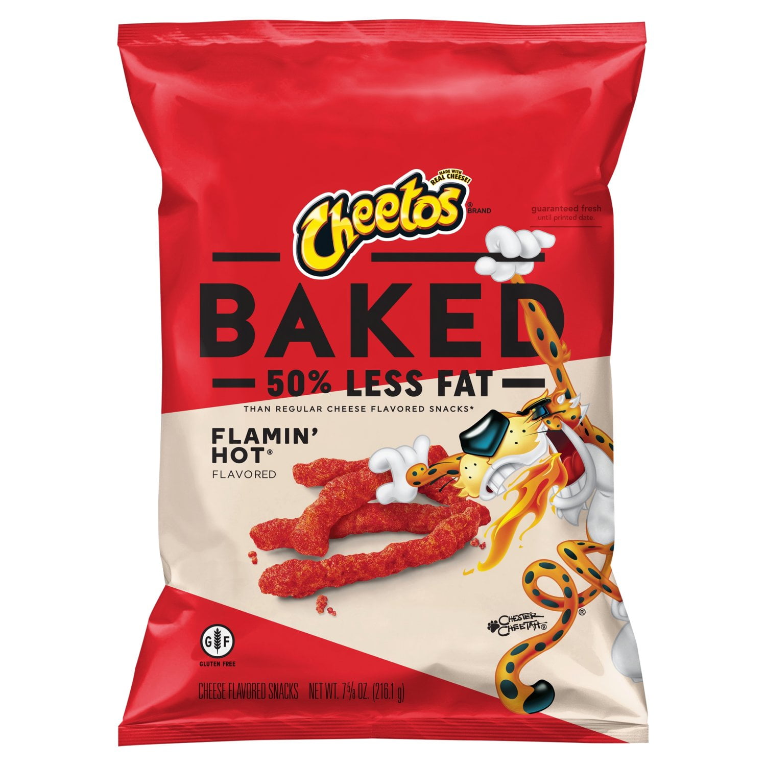 2 Pack - Cheetos Snacks Cheese Flavored Baked Flamin Hot 7.625 oz ...