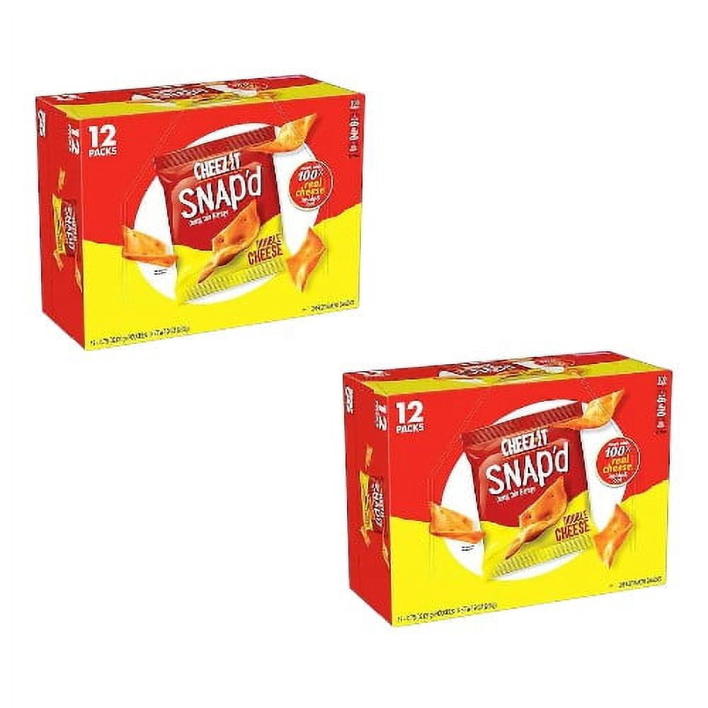 ( 2 Pack ) Cheez-It Cheesy Baked Snacks, Double Cheese, 12 Packs ...