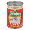 2 Pack - Chef Boyardee Pasta Mini Pasta & Meatballs Abcs & 123S 15 oz ...