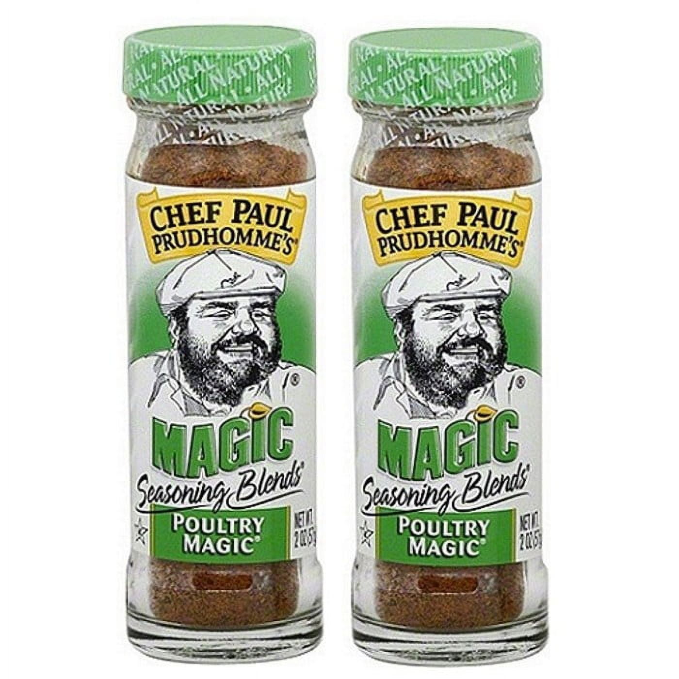 Chef Paul Prudhomme's Poultry Magic Seasoning, 2 oz (2 Pack) - Spice ...
