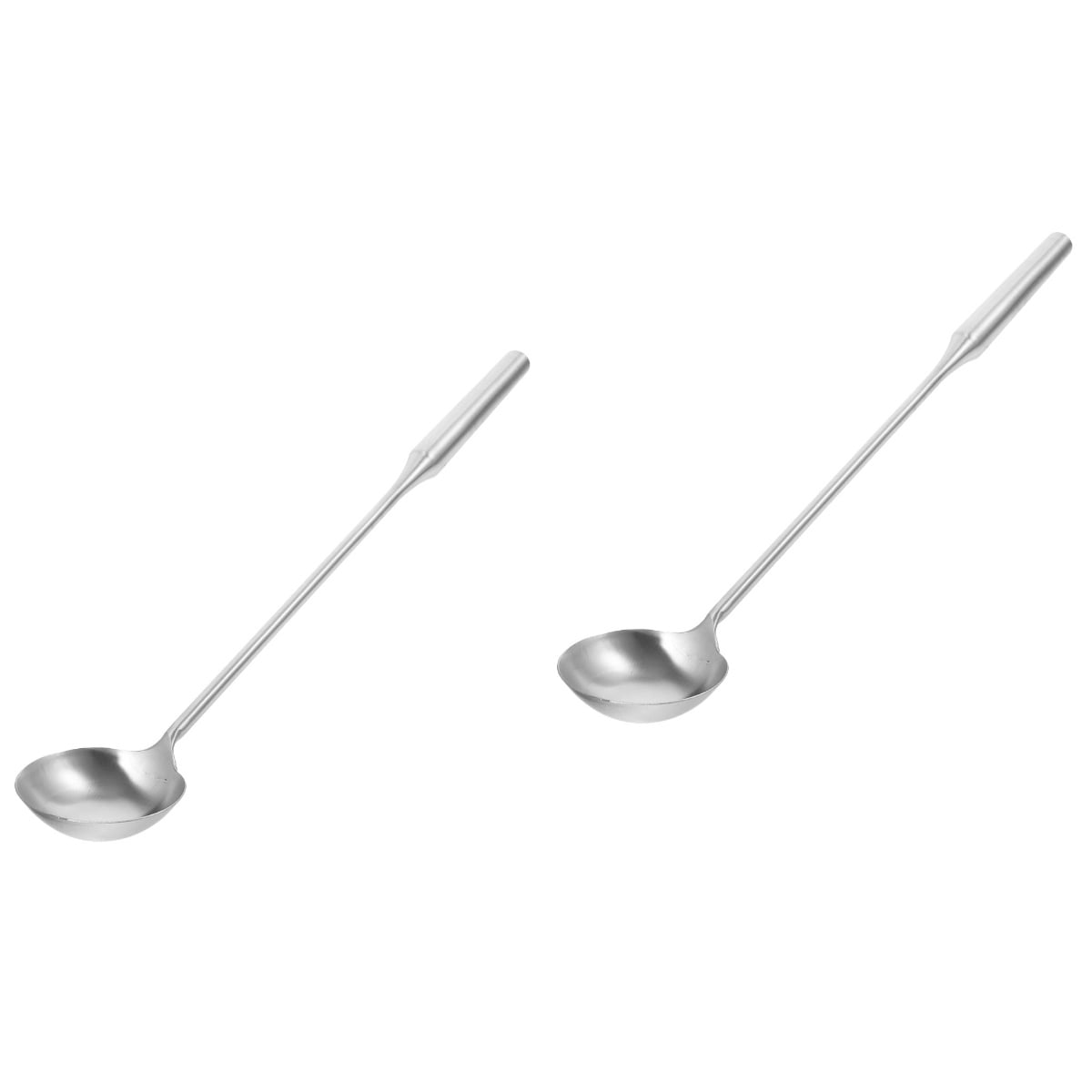 2 Pack Chef Spoon Stainless Steel Utensils Ladles for Cooking Soup ...