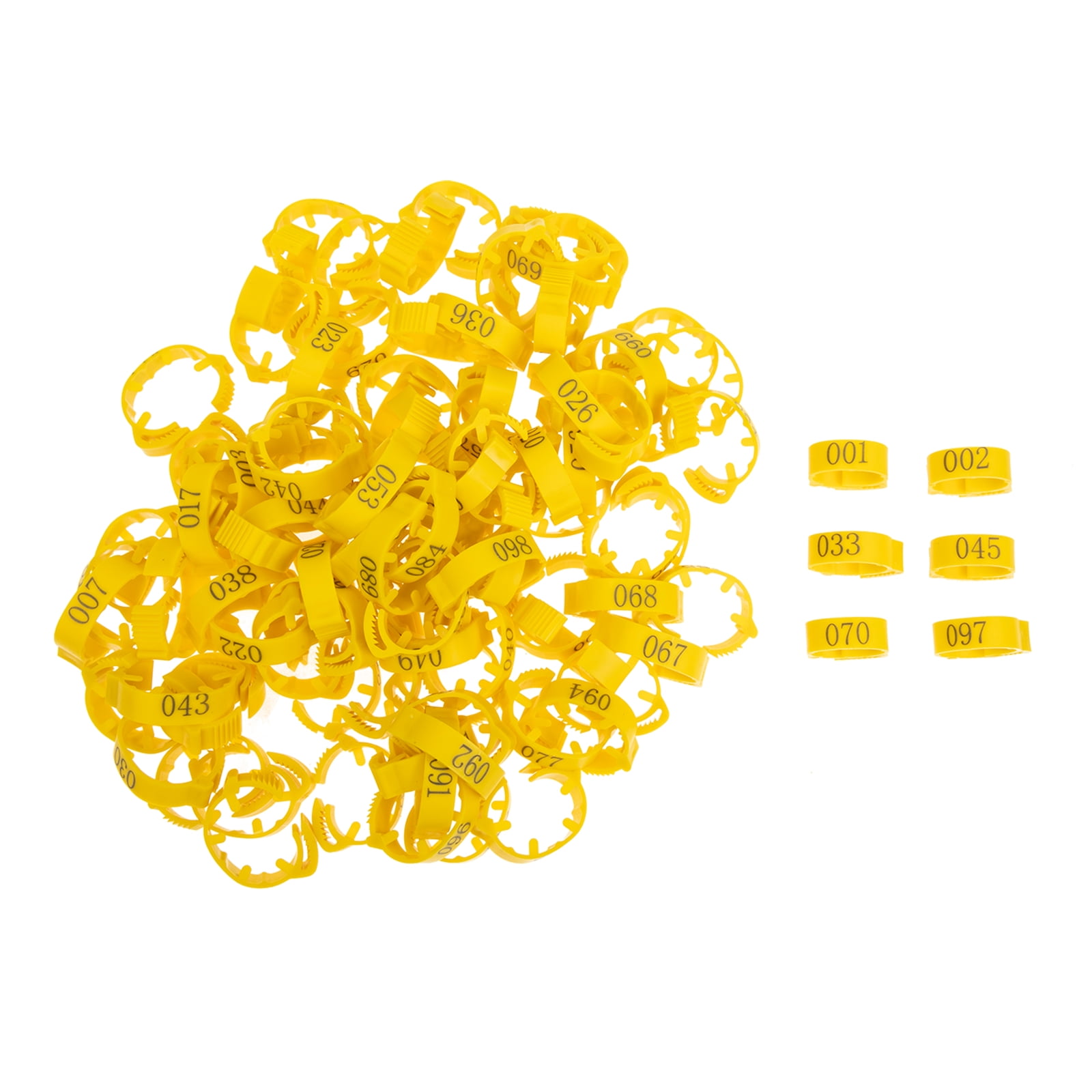 2 Pack Chicken Identification Band Leg Ring Marking Rings Markers ...