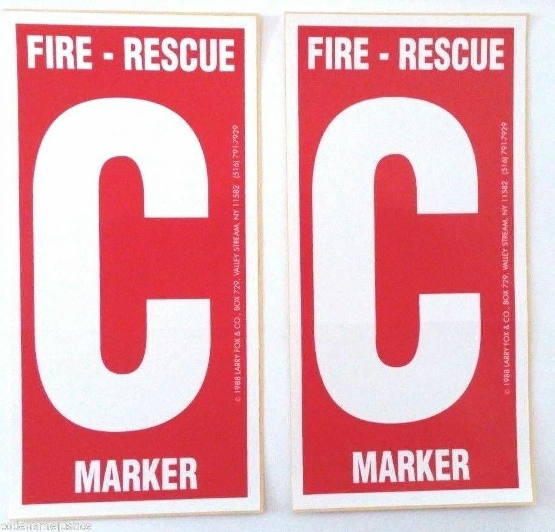2 Pack Child Finder Decals for Windows Alert Fireman of Child Inside ...