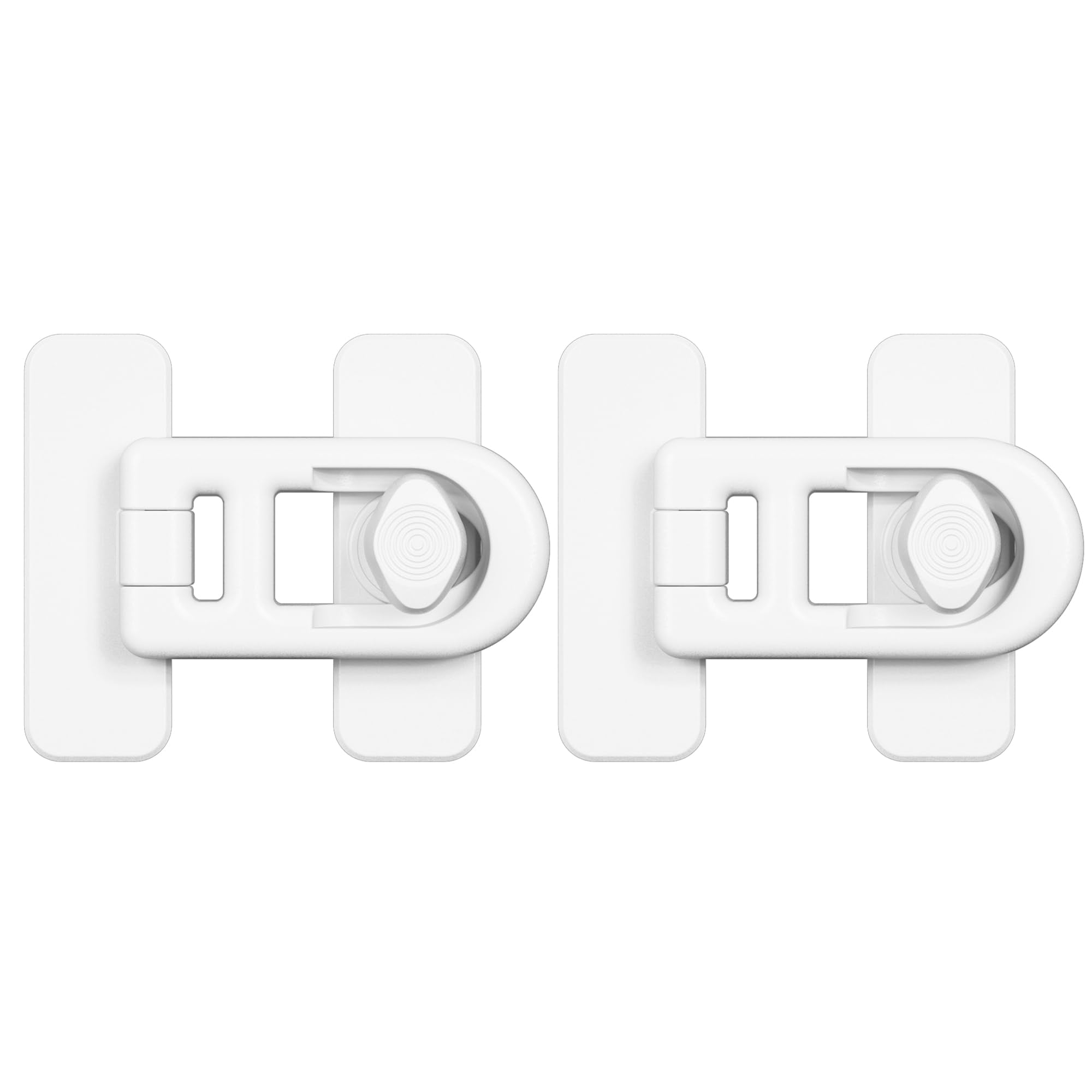 2 Pack Child Proof Refrigerator Lock with Sticky Adhesive Pads, kids ...