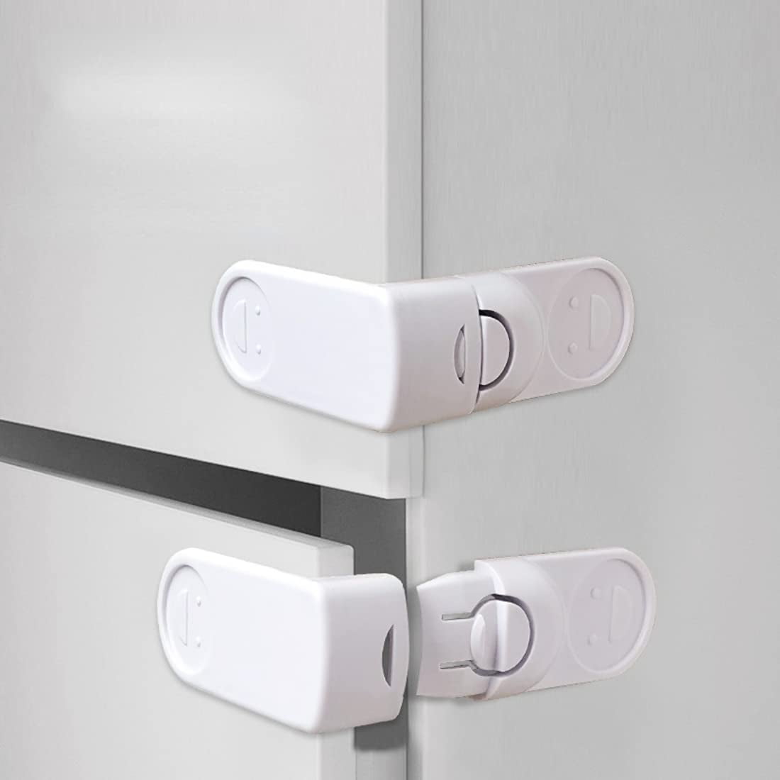 2 Pack Child Safety Refrigerator Lock for Home Fridge Freezer Door ...