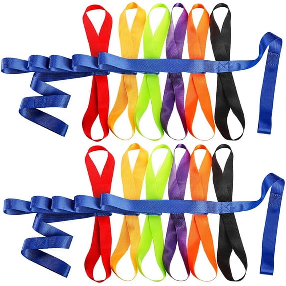 2 Pack Children'S Safety Walking Ropes with 12 Colorful Each Handles ...