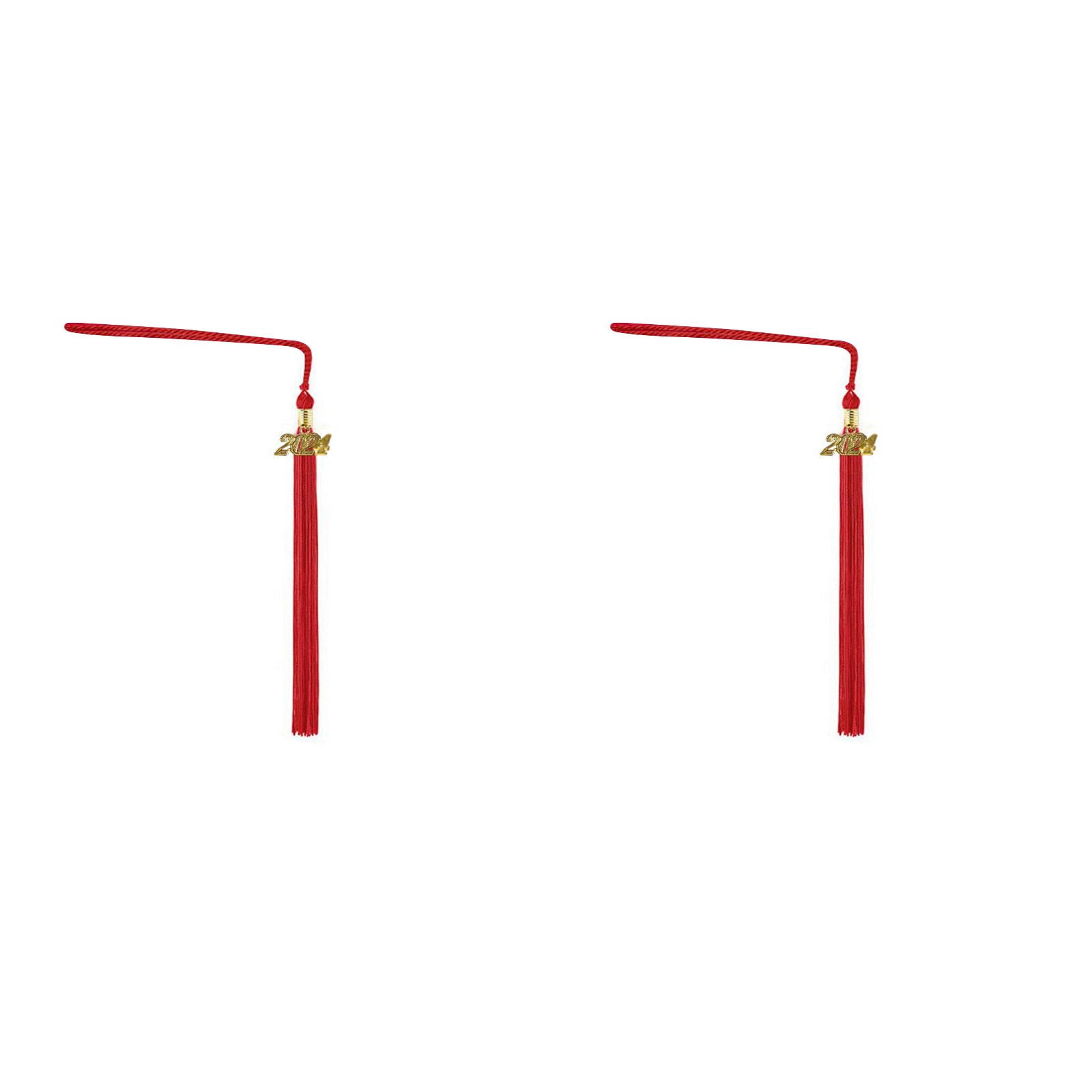 2 Pack,Children's Child Kids 2024 Unisex Kindergarten Cap Tassel ...