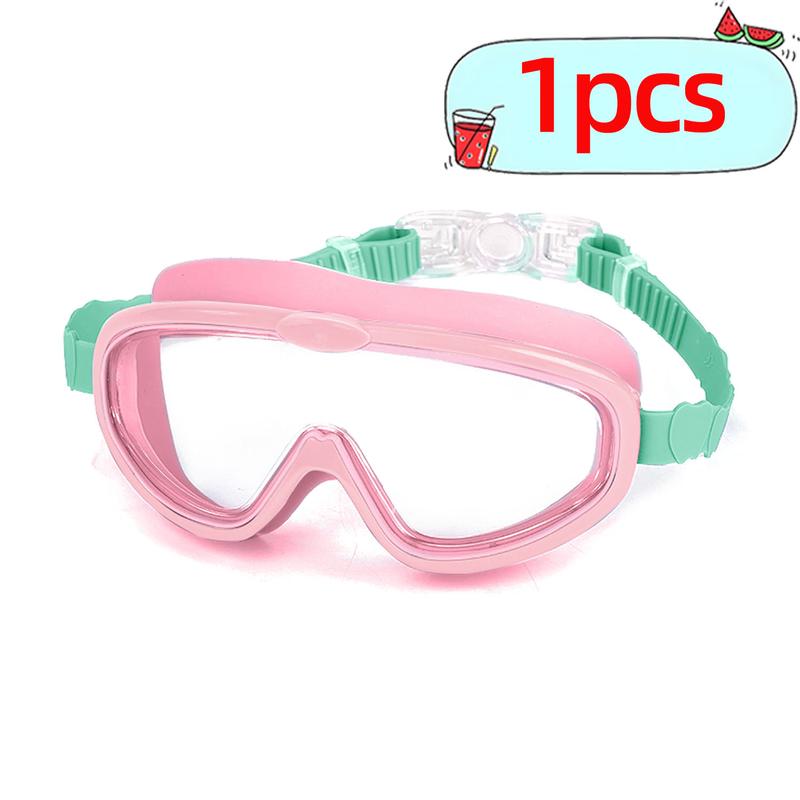 2 Pack Children's Swimming Goggles 4-10 Years Anti-fog UV Wide Field of ...