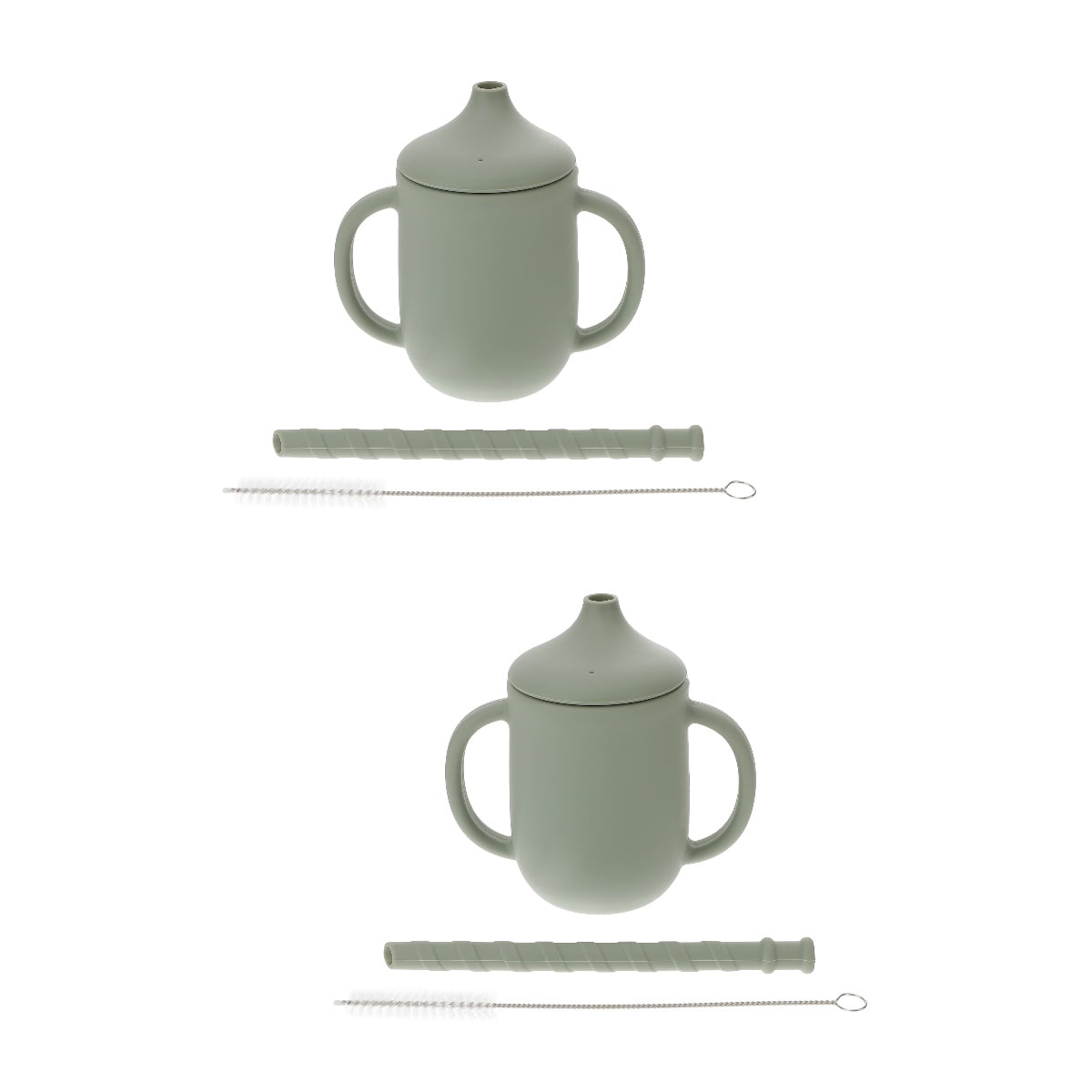 2 Pack Children's Water Cup Training Cups for Toddlers Infant Straw ...