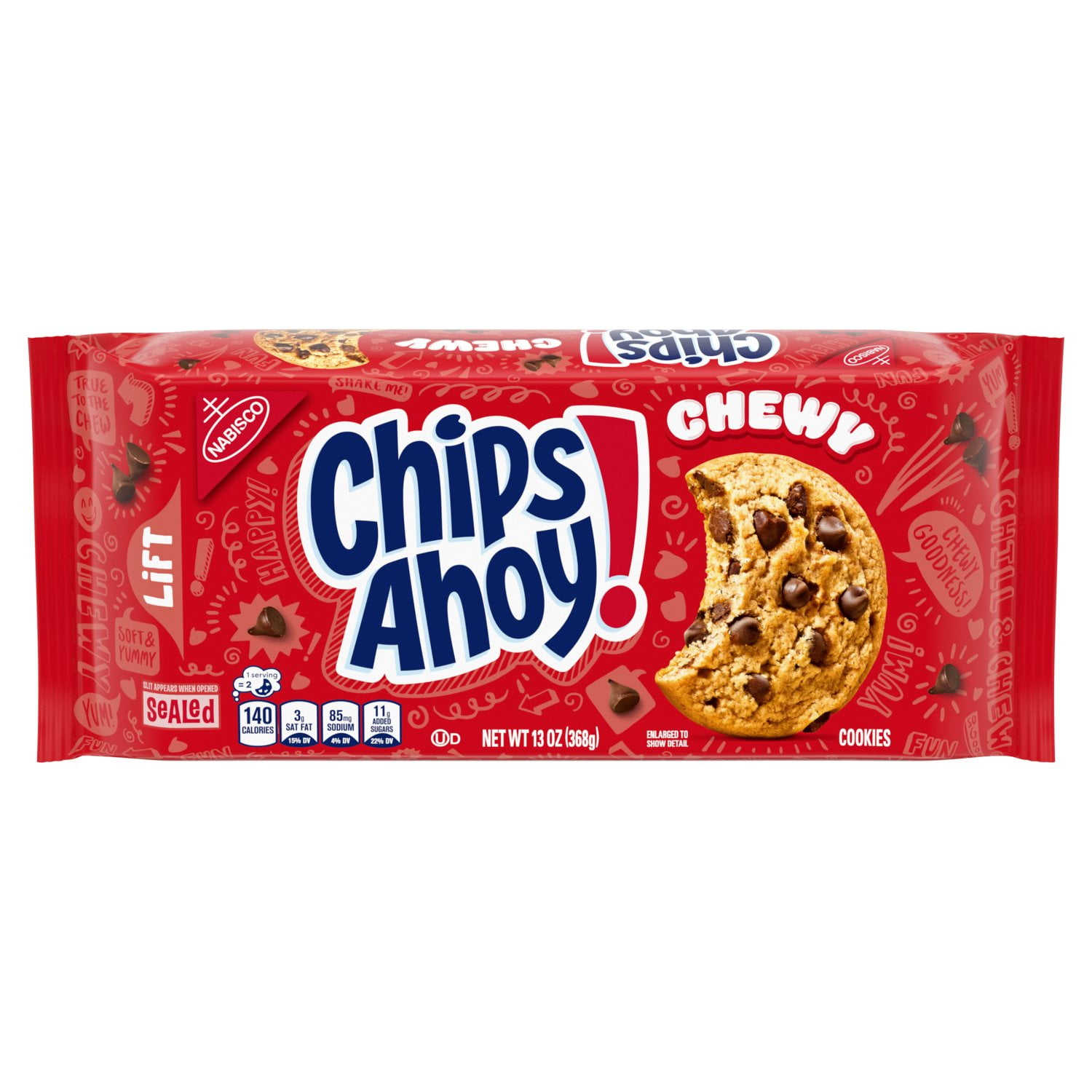 2 Pack - Chips Ahoy! Cookies Chocolate Chip Chewy 13 oz Package May ...