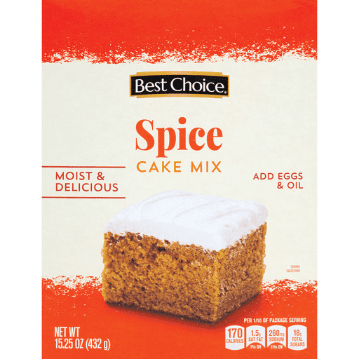 ( 2 Pack ) Choice Spice Cake Mix, 15.25 oz - Walmart.com