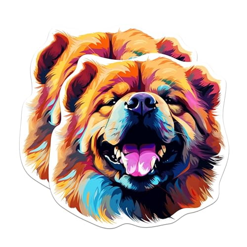 (2 Pack) Chow Chow Dog Breed Magnets - 5 Inches On Longest Side ...