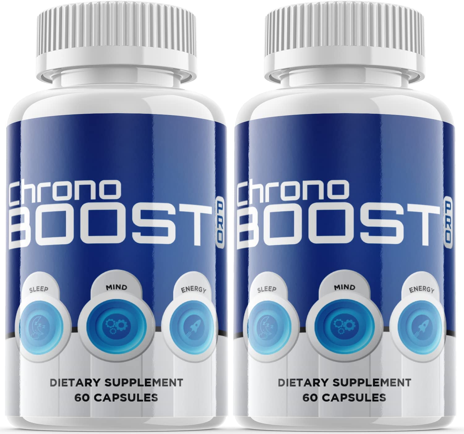 (2 Pack) Chrono Boost Pro - Dietary Supplement for Focus, Memory ...