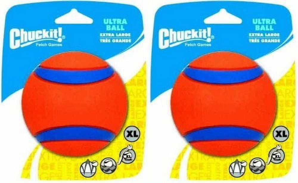 Chuckit! Large Ultra Ball 3.5 inch 2-pack High Bounce Floating Durable ...