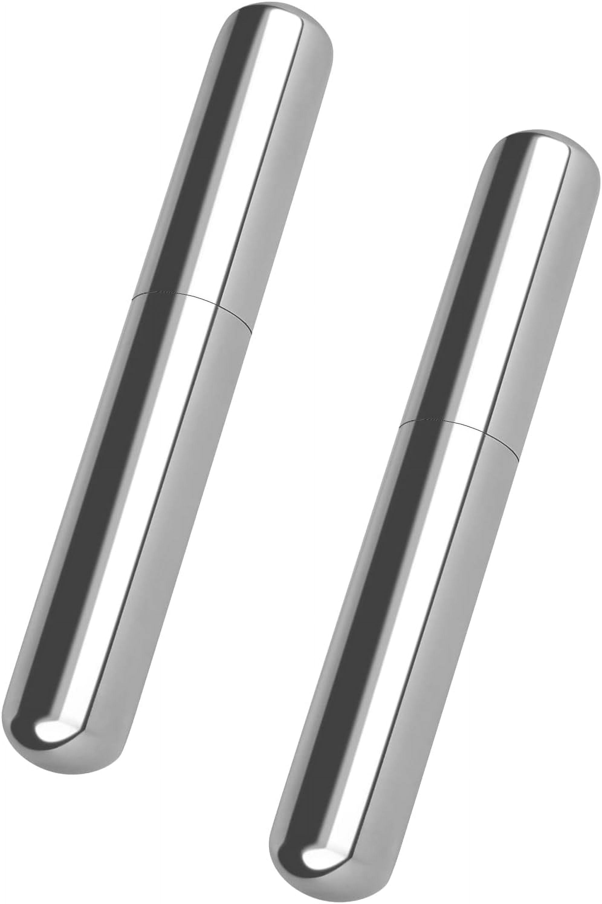 2 Pack Cigar Case Tube for Cigars Up to 52 Ring Gauge, Stainless Steel ...