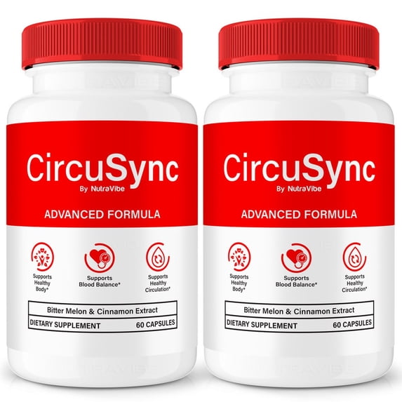 (2 Pack) CircuSync – Original Formula with a Clean Blend to Support ...