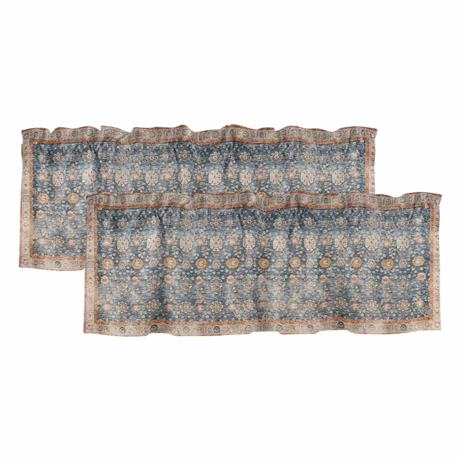 2 Pack Classic African Valance for Window Medieval Retro Patterns ...