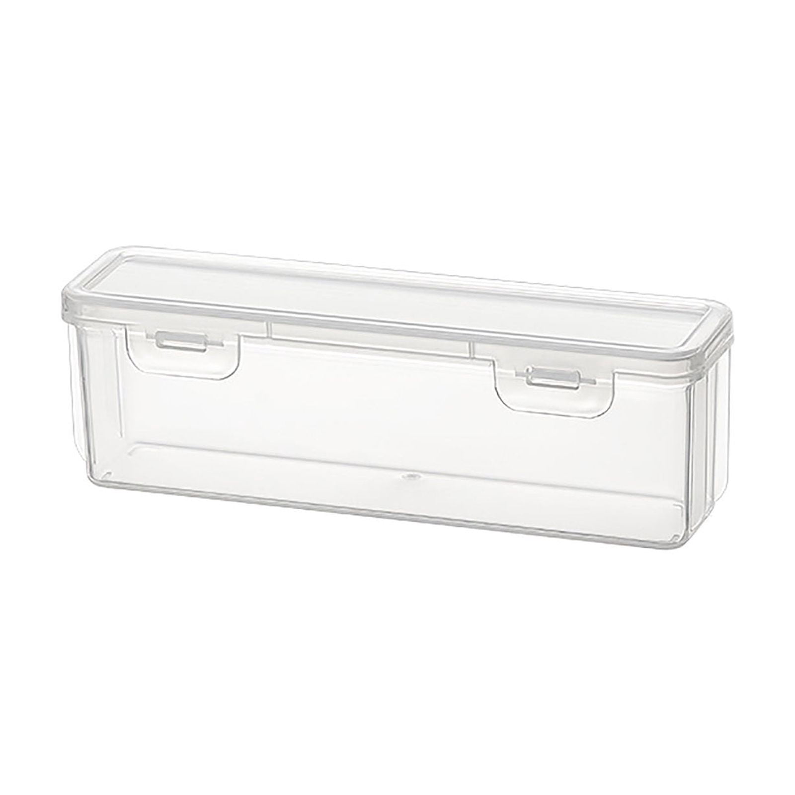 LanSuare 2-Pack Clear Pencil Cases, Stackable Supply Organizer, Clear ...