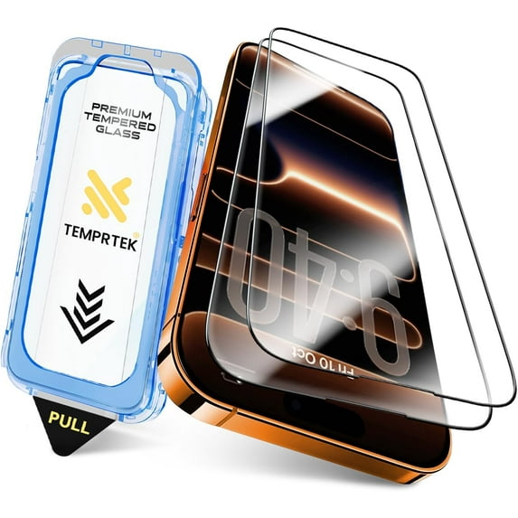 2-Pack Clear iPhone 17 Pro Max Screen Protector Fits iPhone 16 Pro Max ...