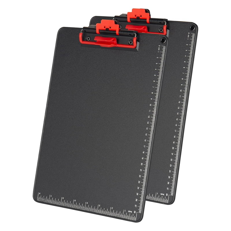 2 Pack Clipboards with Pen Holder, 12.5 X 9 Inch Standard Letter A4 ...