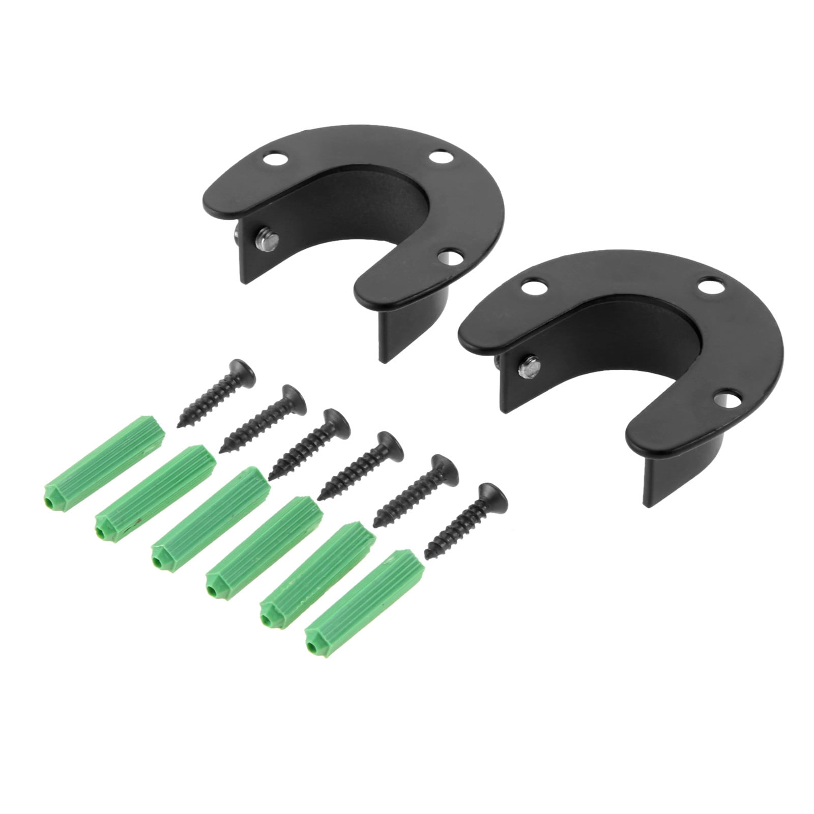 2 Pack Closet Rod Bracket Trianu Stainless Steel Wardrobe Rod Holder ...