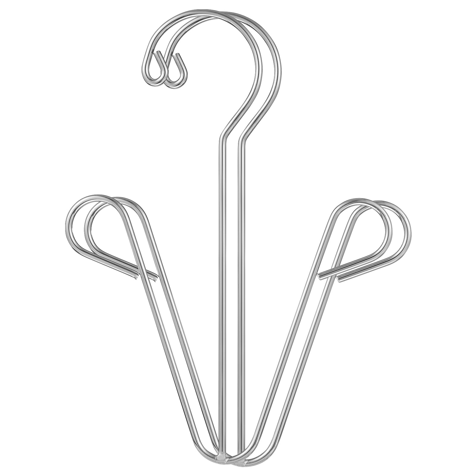 2 Pack Clothes Drying Rack Stainless Steel Shoe Hook Metal Organizer ...