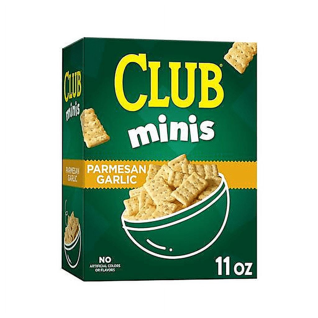 ( 2 Pack ) Club Minis Parmesan Garlic Mini Crackers Lunch Snacks 11 Oz ...