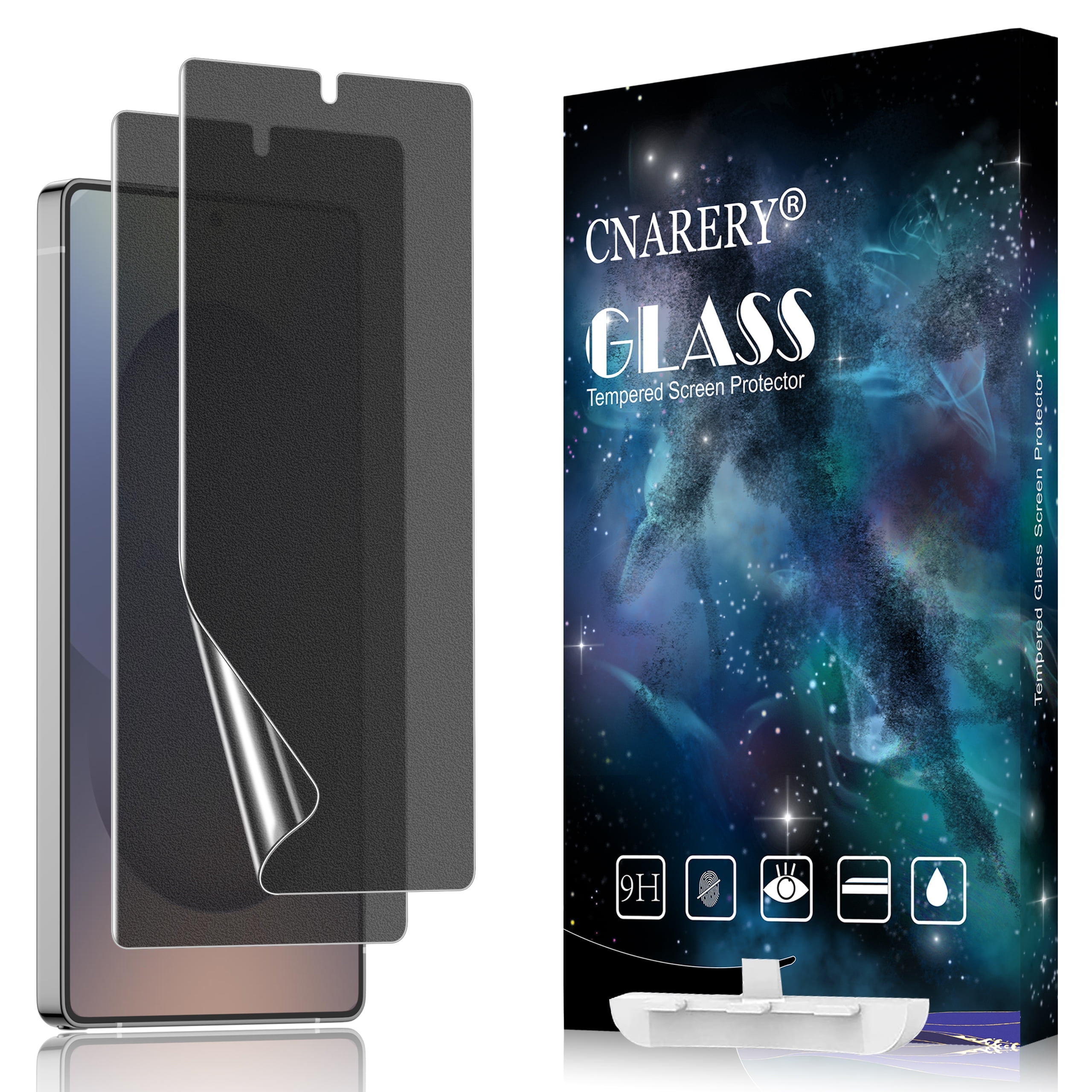 [2 Pack] Cnarery 28° Matte Privacy Screen Protector for Samsung Galaxy ...