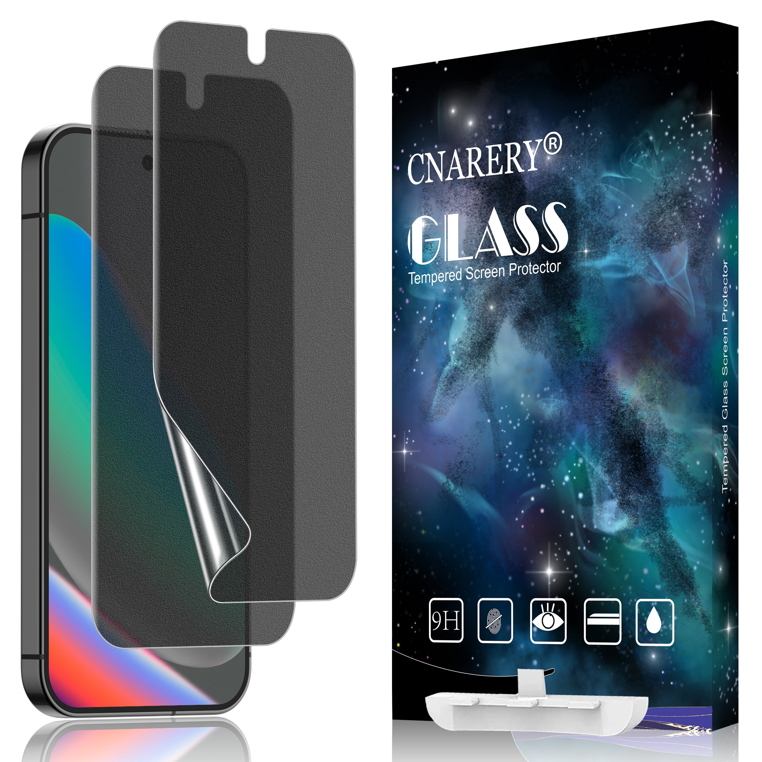 [2 Pack] Cnarery Anti Glare Matte Privacy TPU Screen Protector for ...
