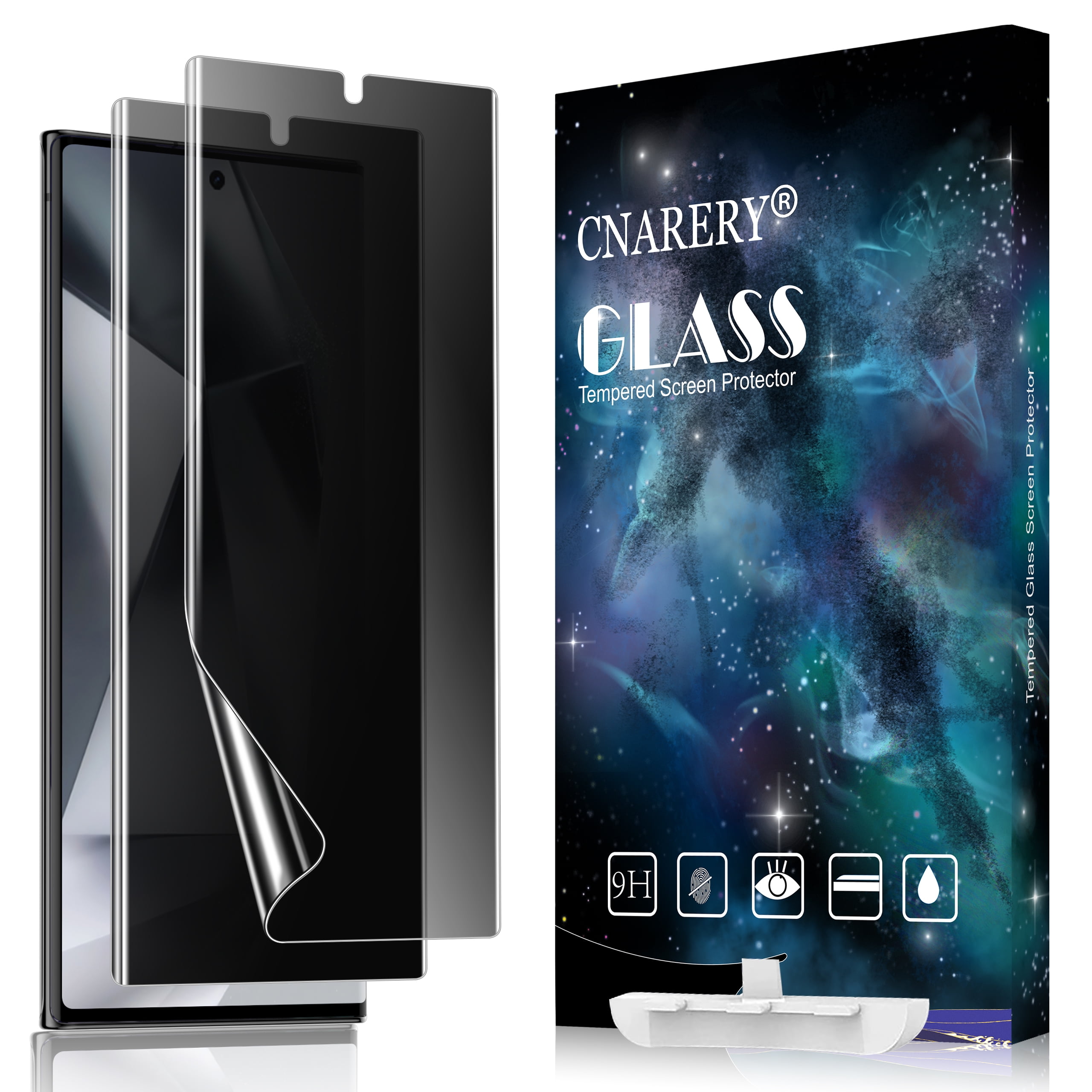 [2 Pack] Cnarery Privacy Screen Protector for Galaxy S24 Ultra ...