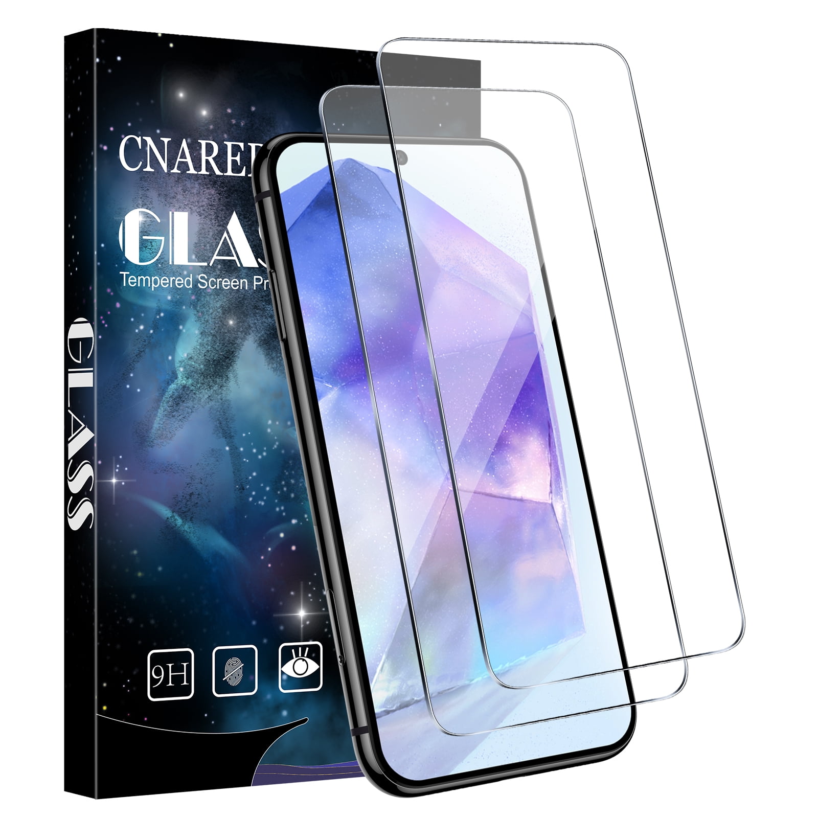 [2 Pack] Cnarery Screen Protector for Samsung Galaxy A55 5G, 9H ...
