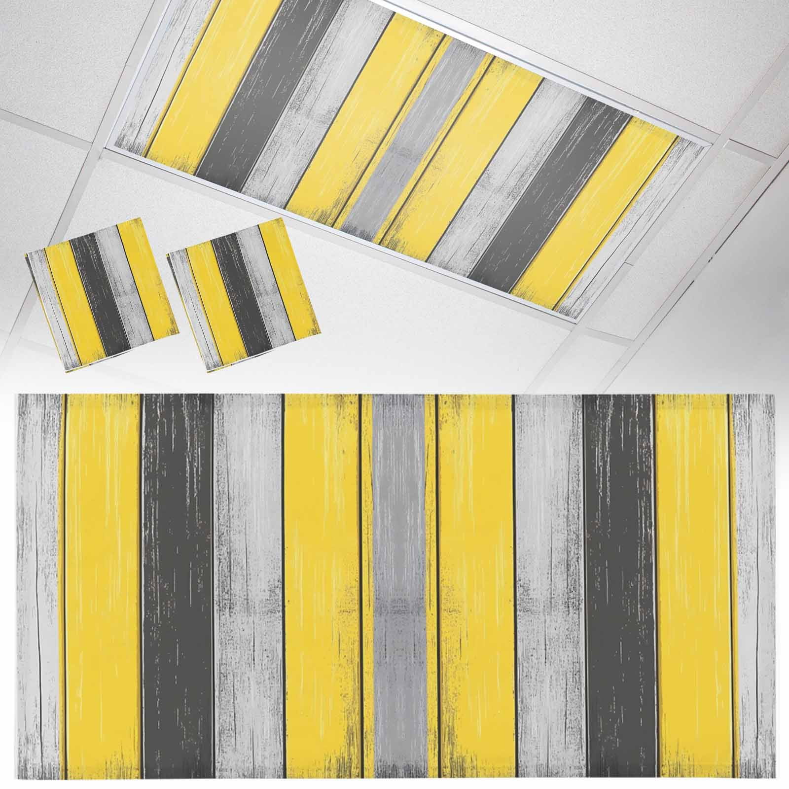 2 Pack Coastal Style Fluorescent Light Covers for Ceiling Lights ...