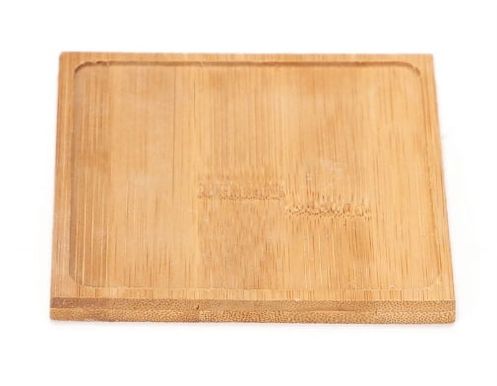 2 Pack Coasters for Coffee Table Coffee Cup Coaster, Meat Pot Wooden ...