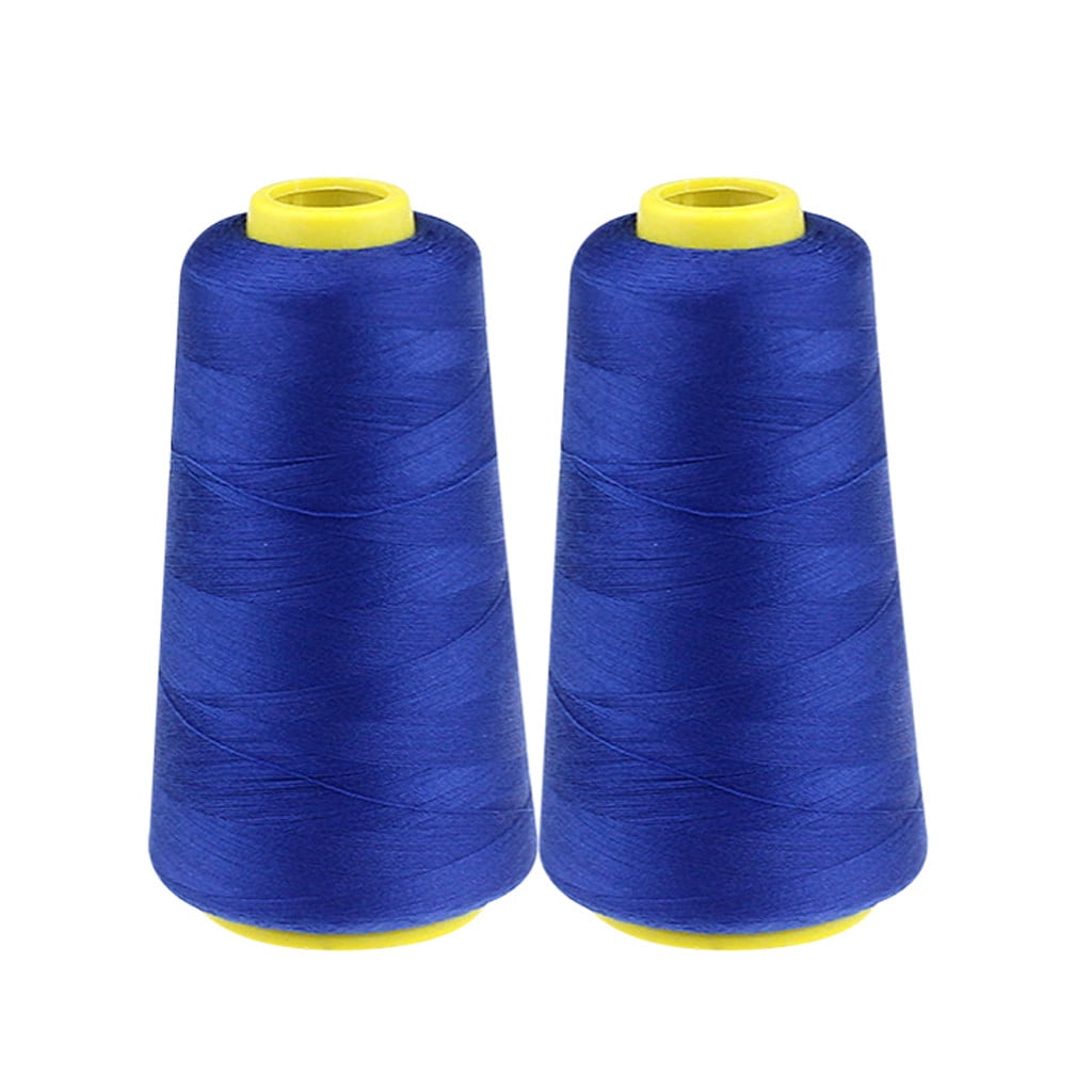 2-Pack Cobalt Blue Sewing Thread, 2300 Yards - For Sewing Crafts, Diy ...