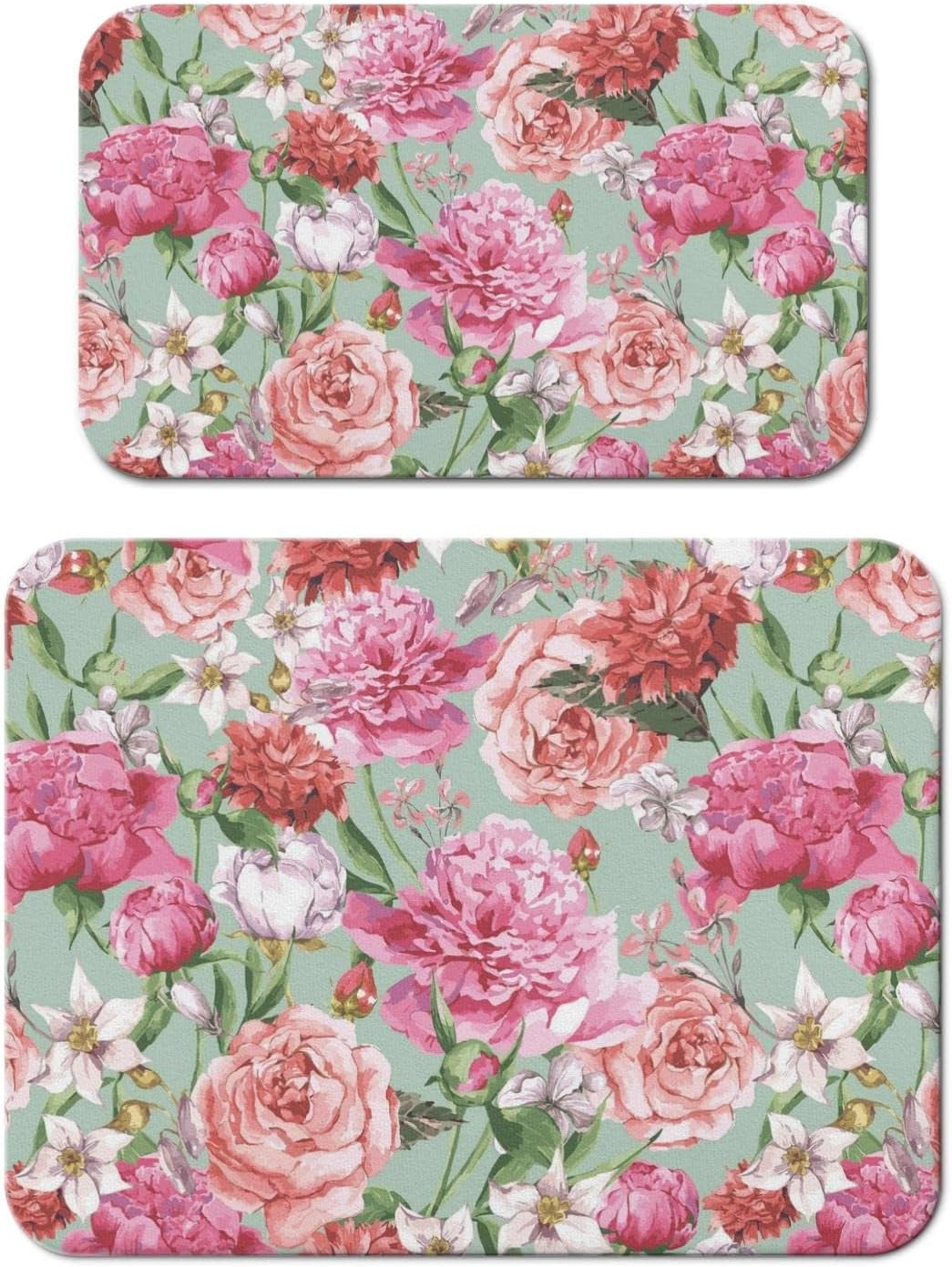 2 Pack Coffee Maker Mat for Countertops, Dish Mat Drying Kitchen Mat ...