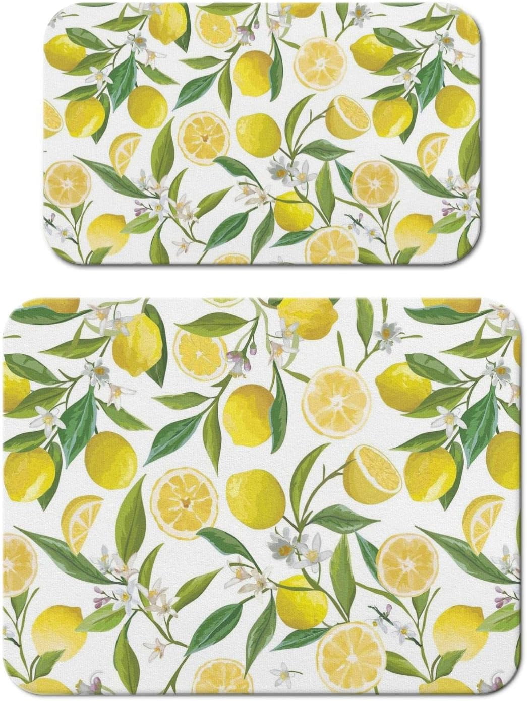 2 Pack Coffee Maker Mat for Countertops, Dish Mat Drying Kitchen Mat ...