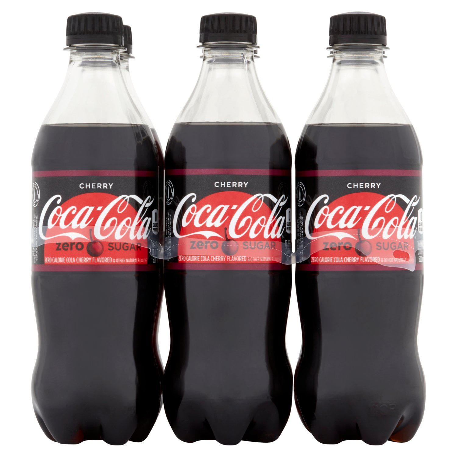 2 Pack - Coke Cherry Zero Sugar 6pk .5ltr 101.4 oz Package May Vary ...