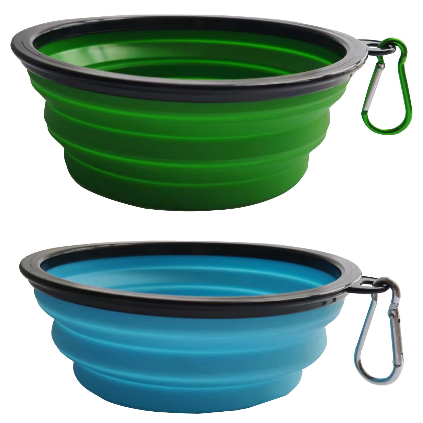 2 Pack Collapsible Dog YYF14 Bowls for Cats Dogs, Portable Water Bowl ...