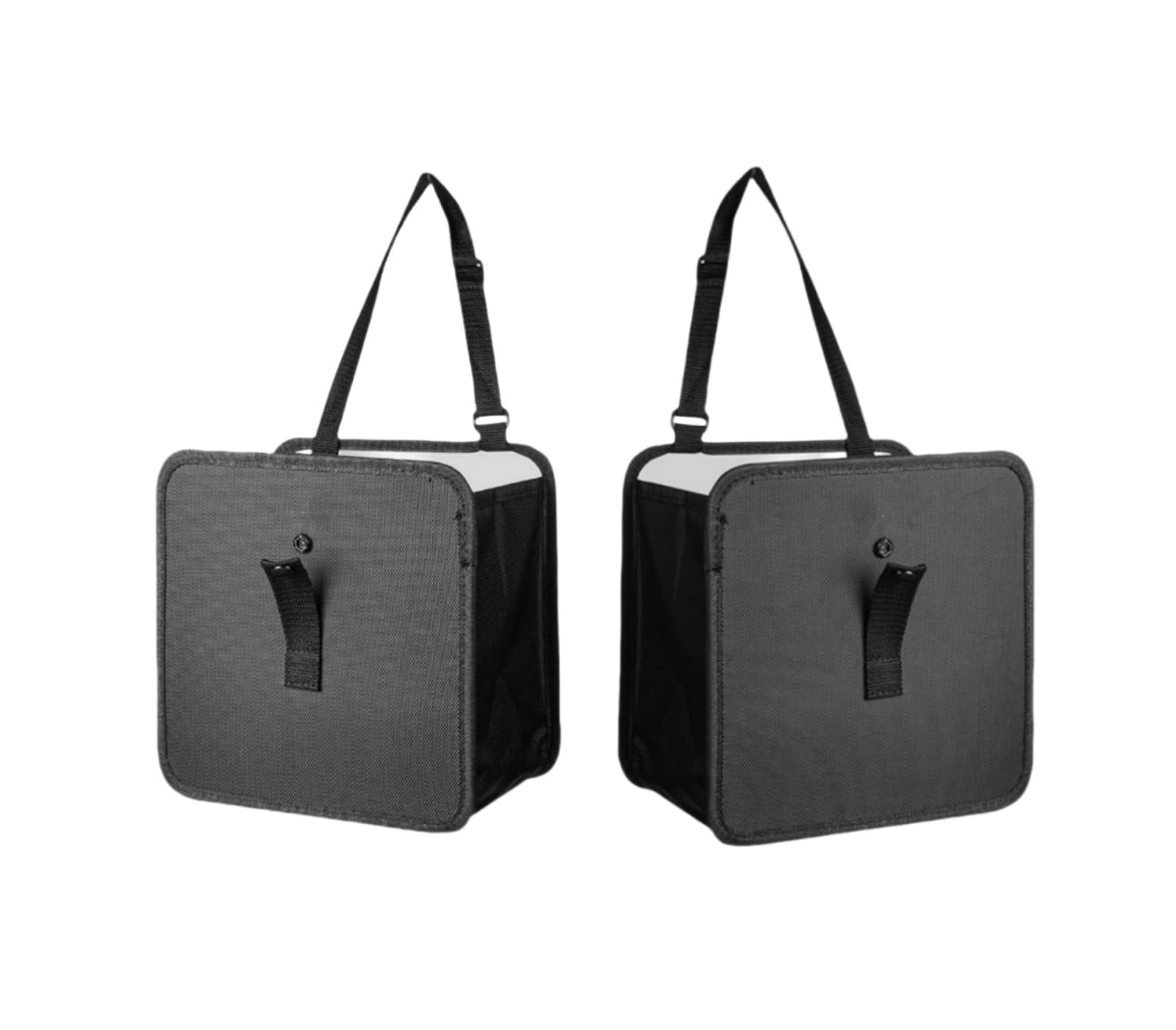 2 Pack Collapsible Foldable Car Trash Can, Hanging Waterproof Leakproof ...