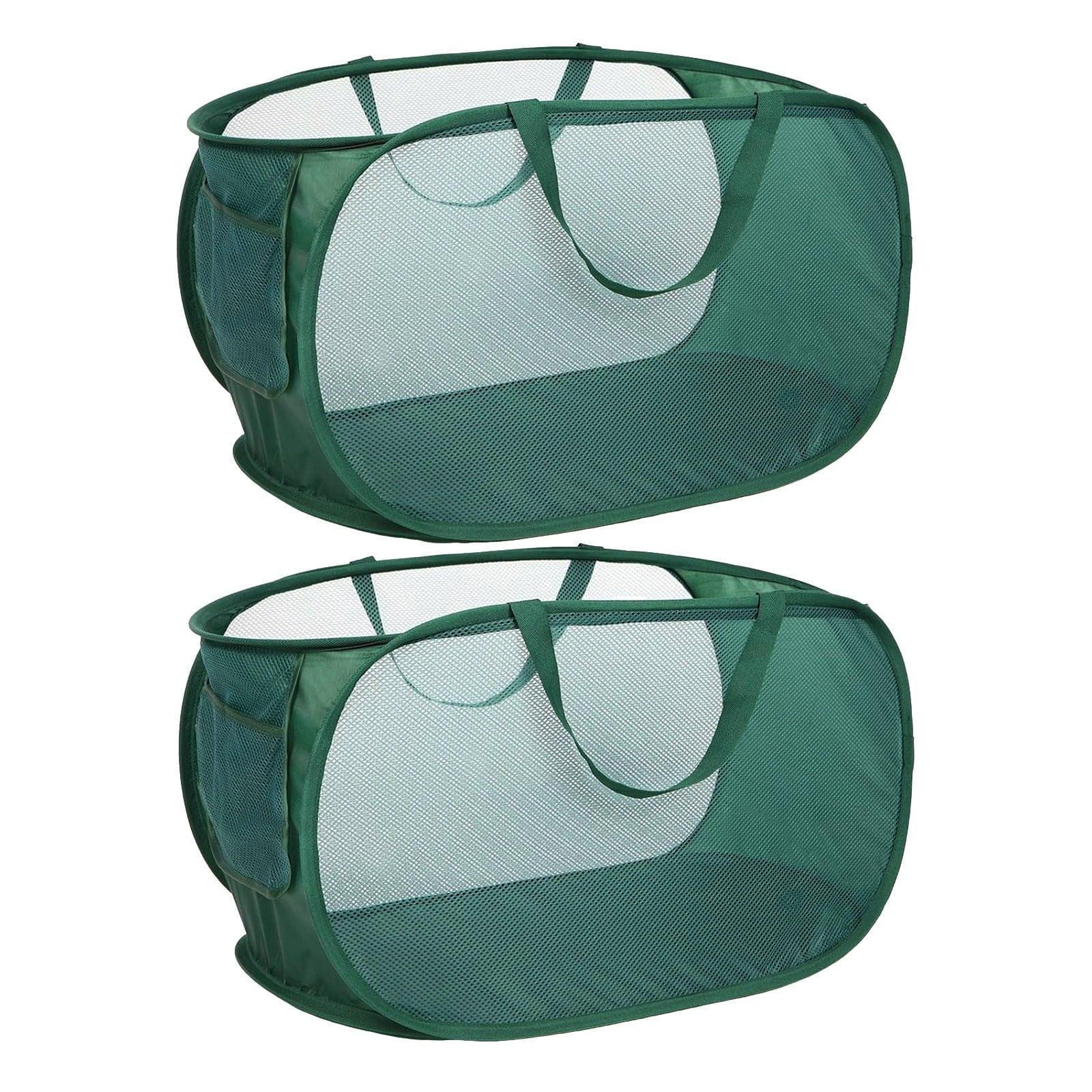 2 Pack Collapsible Laundry Baskets Closet Organizers and Storage ...
