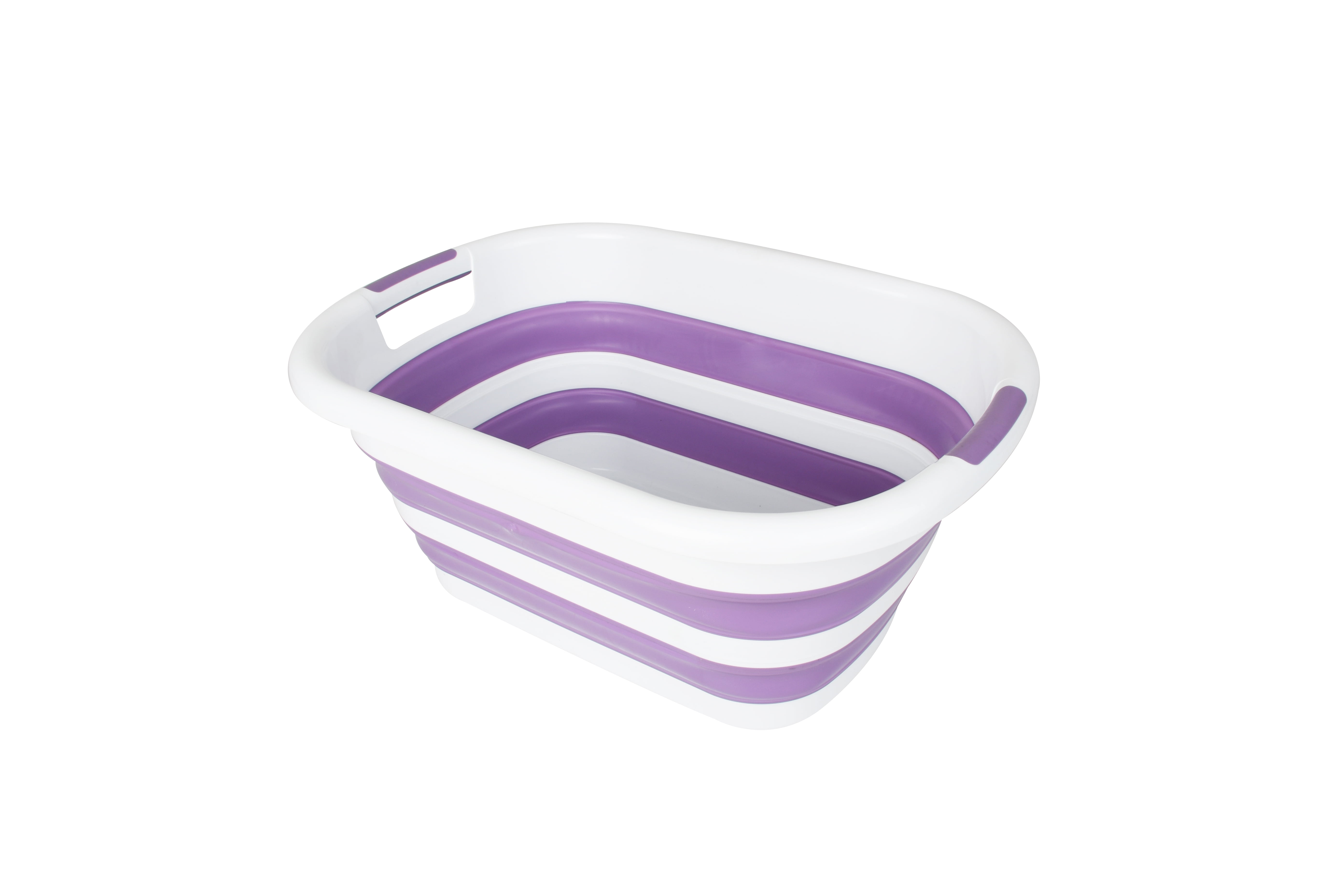 2-Pack Collapsible Laundry Baskets - Plastic Foldable Hampers, Size: 21 ...