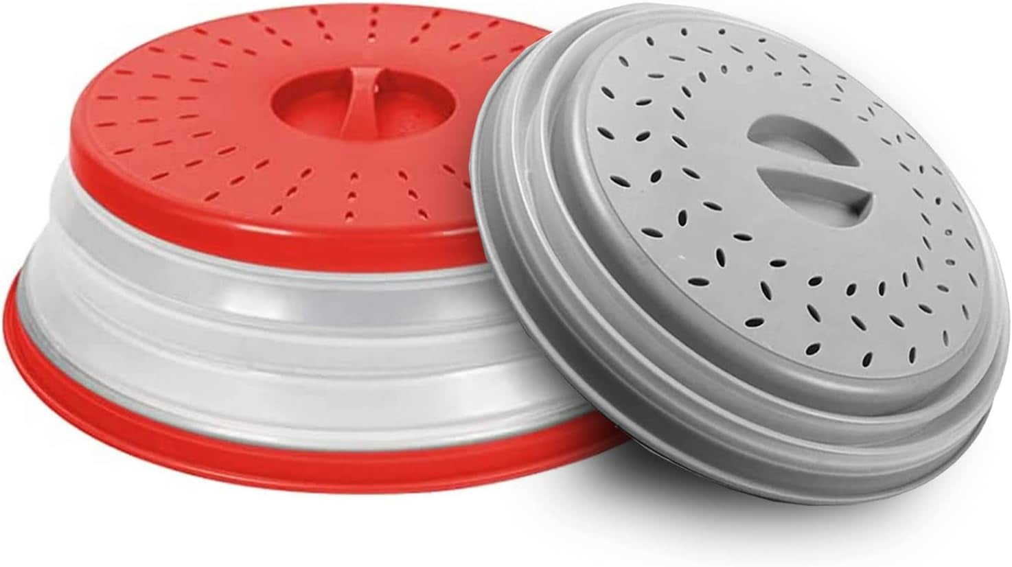 2 Pack Collapsible Microwave Cover for Food Splatter, Microwave ...