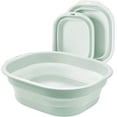 2 Pack Collapsible Wash Basin Set, Foldable Dish Tub, Small Medium ...