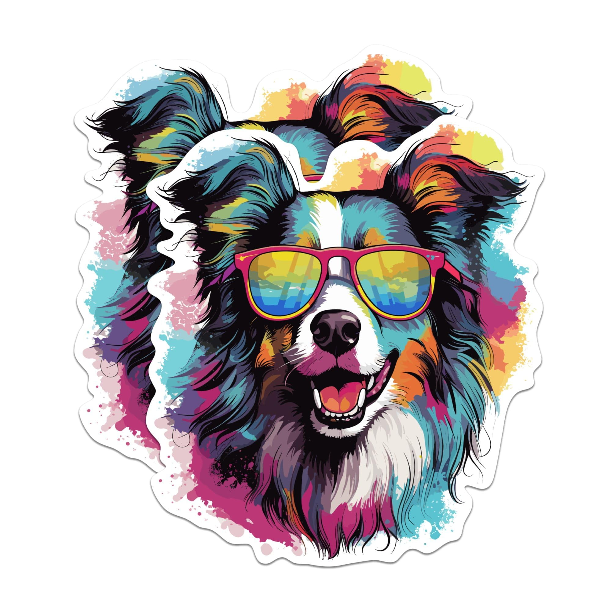 (2 Pack) Collie Dog Magnets - Collie with Sunglasses - Choose FromOver ...