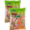 2 Pack Colombina Bon Bon Bum Bubble Gum Lollipops Mango Flavor Hard ...
