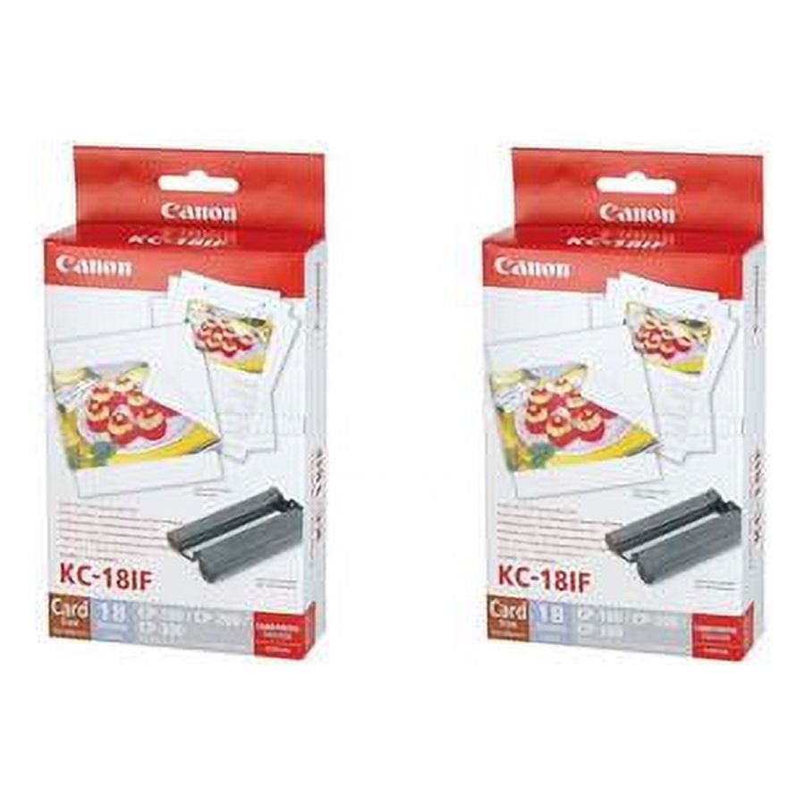 2 Pack Color Ink/Label Set KC-18IF Full Sized Label Set for CP Printers ...