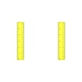 2 Pack Color Transparent Plastic Ruler 6 Inch Straight Rulers, Bulk ...